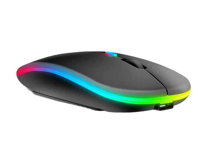 Mouse Bluetooth / USB Recargable RGB BK marca Ultima